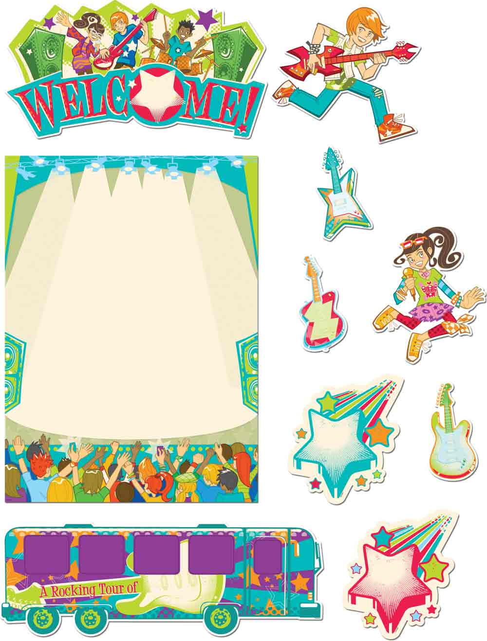 Our Class Rocks! Bulletin Board Set - Walmart.com