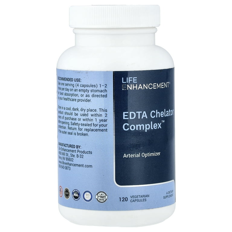 Arizona Natural Resource Calcium Disodium Edta 500 Mg 100 Capsules