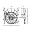 TYC 621130 Dual Radiator and Condenser Fan Assembly For 04 Jeep Grand ...