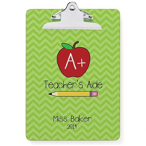Personalized Teacher's Aide Clipboard - Walmart.com