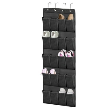 AWLYLNLL Over the Door Shoe Rack for Door with 24 Large Mesh Pockets ...