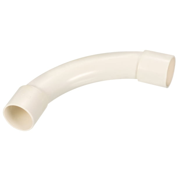 Uxcell PVC Water Pipe Elbow Fitting 32mm ID 200mm Length Tube Connector ...