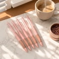 Ballpoint Pens, 5Pcs 0.5mm Black Ink Clickable Signature Pens, Smooth ...