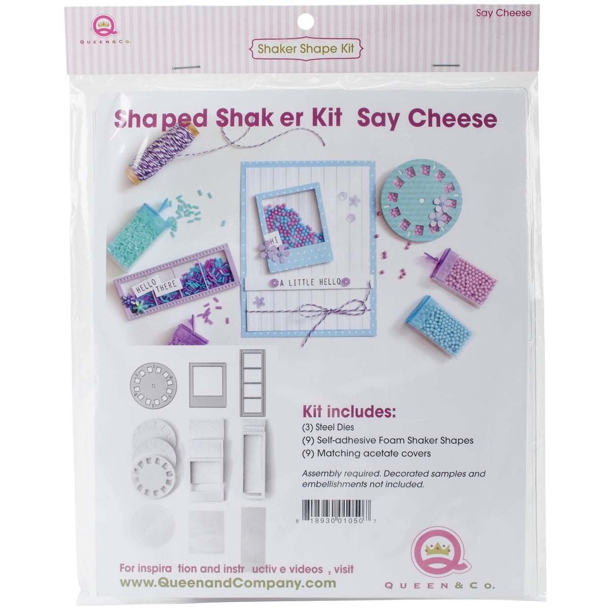 Queen & Company Shaker Shape Kit-Say Cheese - Walmart.com
