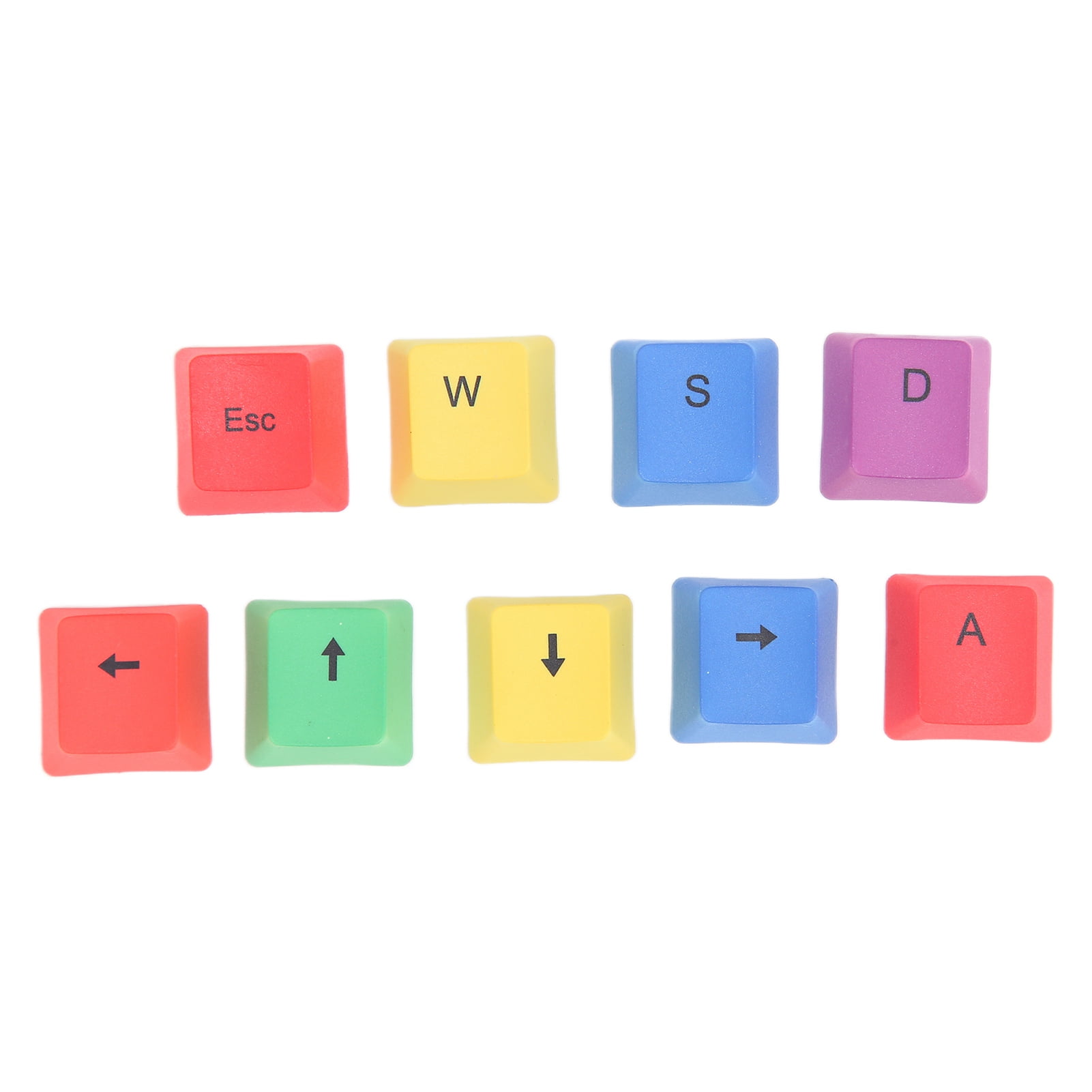 Mechanical Keyboard Keycaps, Keycaps Curved Concave Colorful Gaming PBT ...