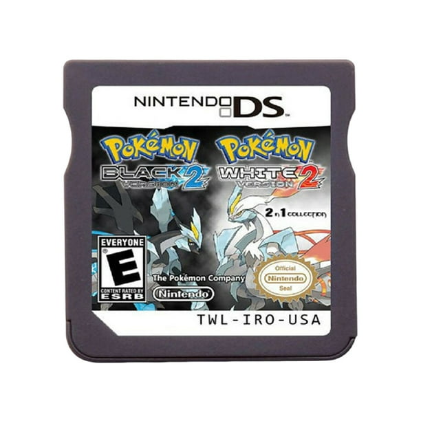 Tarjeta Juego para 3DS/3DS NDSi/NDS (negro 2 Blanco 2) | Walmart en línea