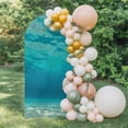 Arch Backdrop 5 Ft, Oceans Landscape Spandex Stretch Fitted Arch Cover ...