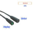 Black Rubber Cable for Bafang Motors Ebike Motor Display Extended Cable ...