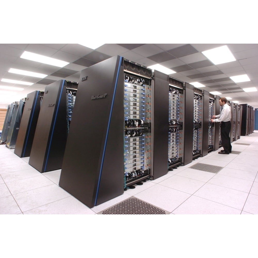 Computer Scientist At Argonne National Laboratory Inspects The New Ibm ...