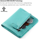 FUNTOR Small Wallets for Women, Ladies Small Compact Bifold Pocket RFID ...