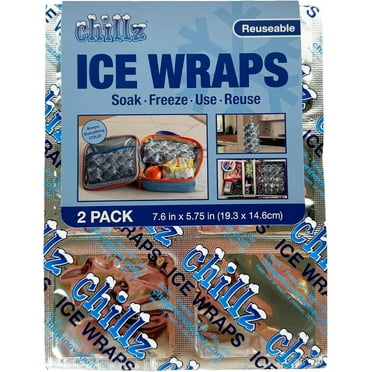 Cool Coolers Reusable Flexible Soft Ice Packs for Lunch Box & Cooler ...