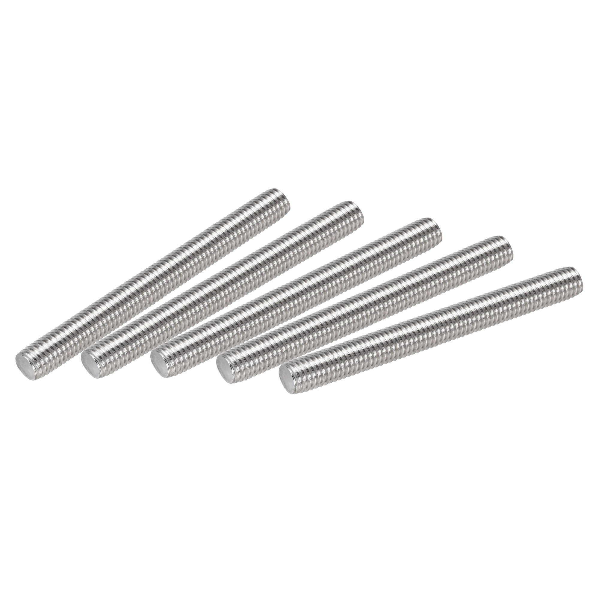 Uxcell M10 x 90mm Fully Threaded Rod 304 Stainless Steel Right Hand ...