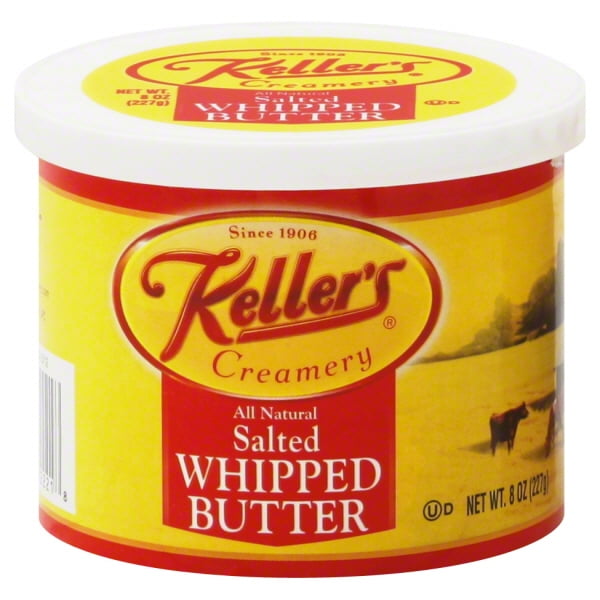 Keller's Creamery Salted All Natural Butter, Whipped, 8 oz. - Walmart.com