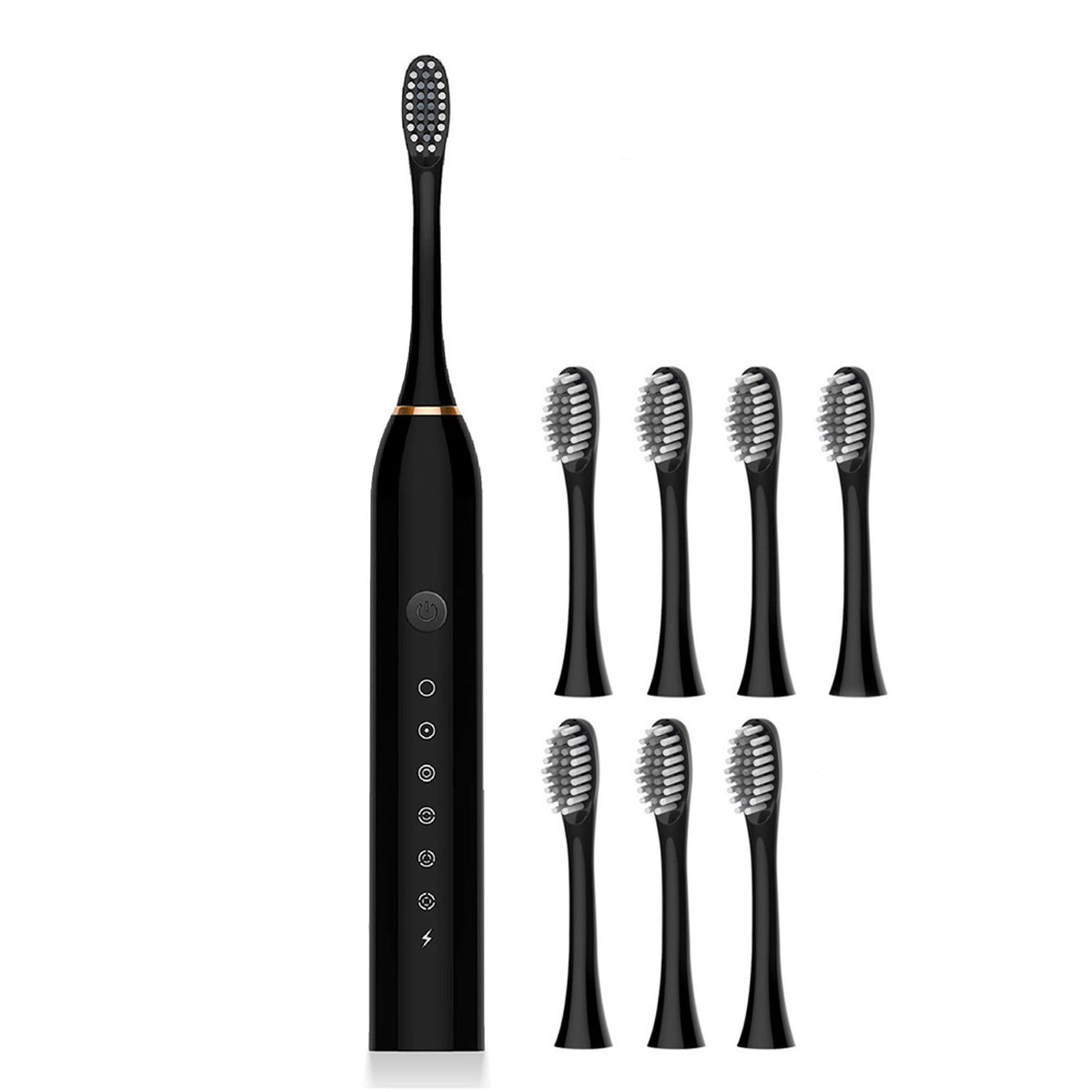 Click here for Tuosodrolic Black Toothbrush With 8 Brush Heads Sm... prices