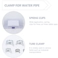 150pcs Double Wire Spring Pipe Clamp Hose Tube Spring Clip Clamp ...