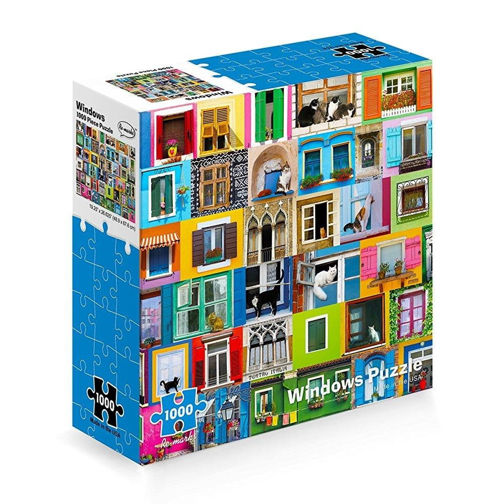 Re-Marks Windows Puzzle, 1000 Piece - Walmart.com - Walmart.com