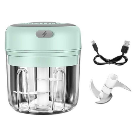 Electric Mini Garlic Choppers Meat Grinder Crusher For Nut Fruit ...