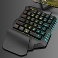 Mini Mechanical Gaming Keyboard with Programmable Backlit Keypad for PC ...
