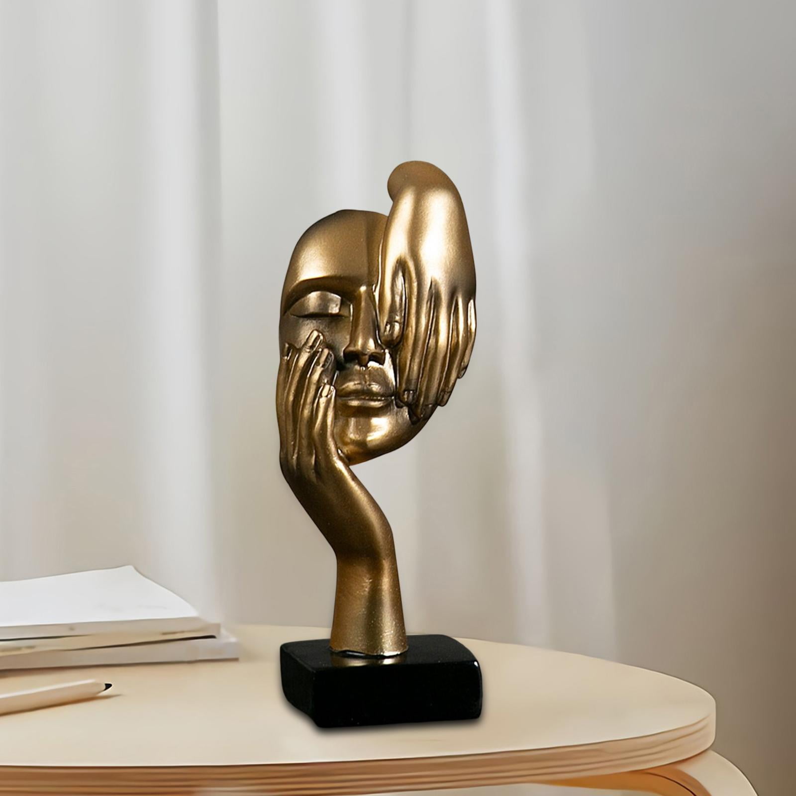 European Style Human Face Sculpture Decoration Resin Ornament Figurines ...