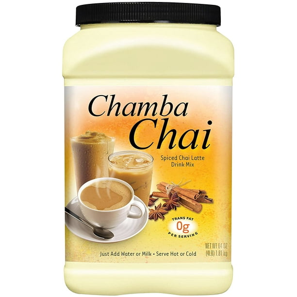 Chamba Chai Spiced Chai Latte Drink Mix, 64 Ounces - Walmart.com ...