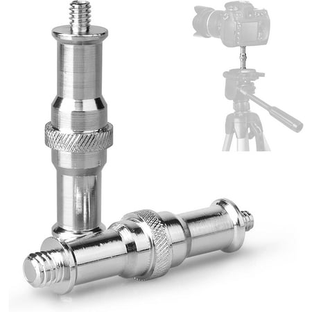 SHARKDOOK Camera Adapter Screw 2 Pieces 1/4inch to 3/8inch Tripod Screw ...