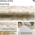 8x10 Brown Area Rugs for Living Room, Washable Living Room Rug, Low ...