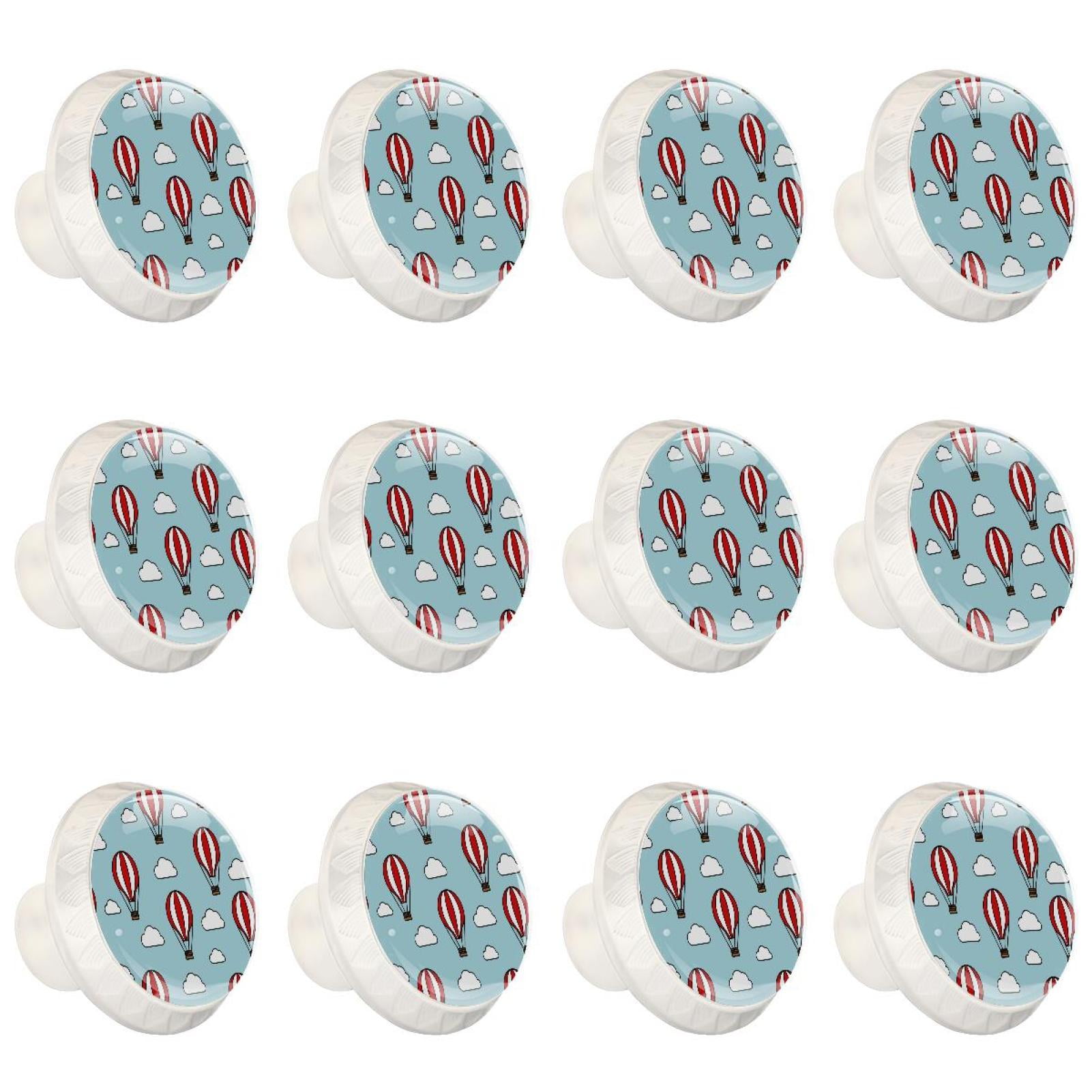 12 Pcs Hot Air Balloon Knobs for Kitchen Cabinet Cupboard Dresser Bookcase Drawer Pulls Handles ...