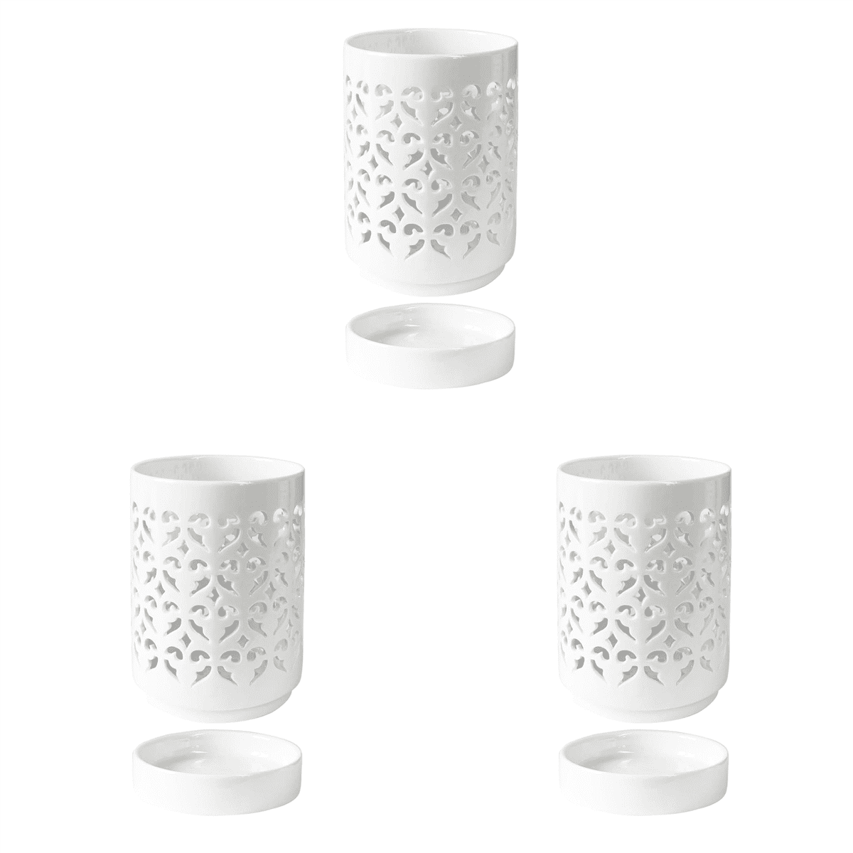Click here for Unbranded 3x Orchid Pots With Holes 4 Inch Ceramic... prices