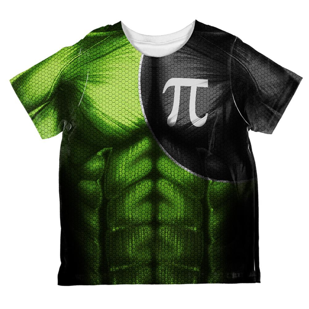 Captain Pi the Irrational Superhero All Over Toddler T Shirt Multi 6T ...