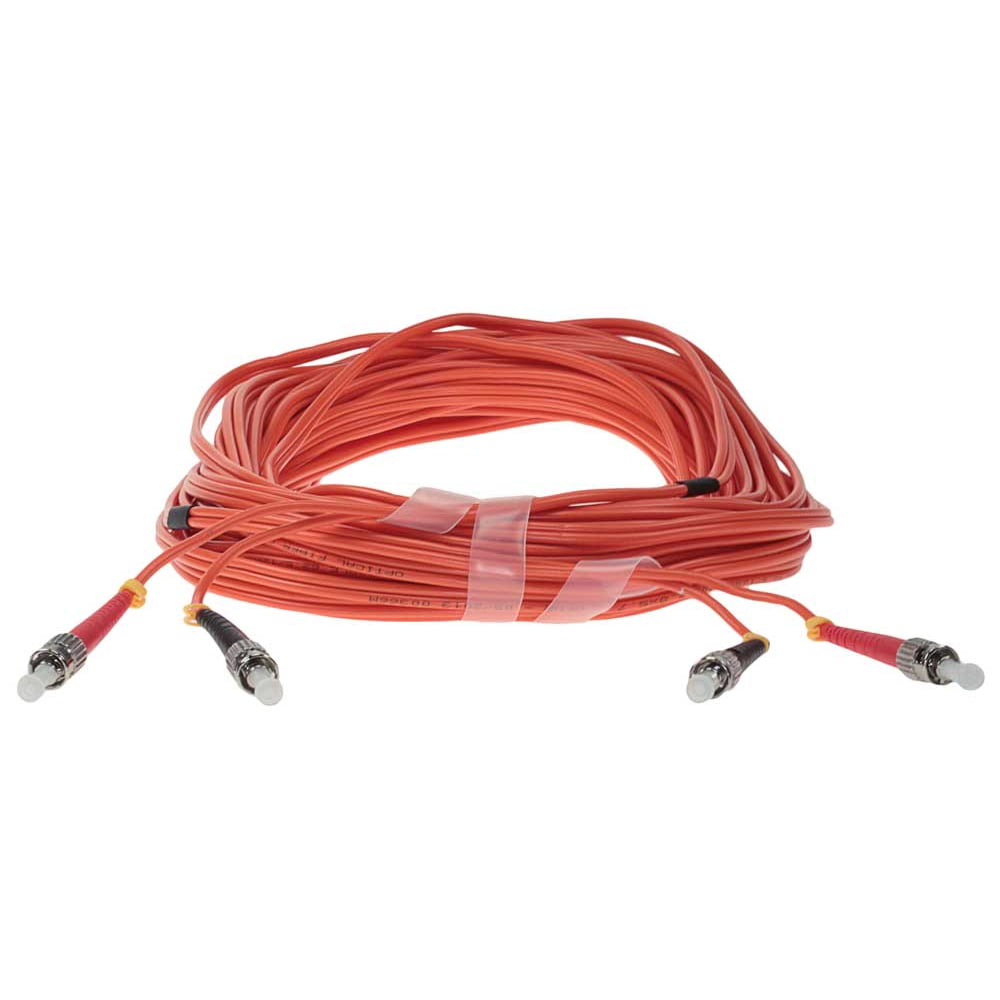 SF Cable ST-ST Duplex Multimode 62.5/125 Fiber Optic Cable, 10 meter ...
