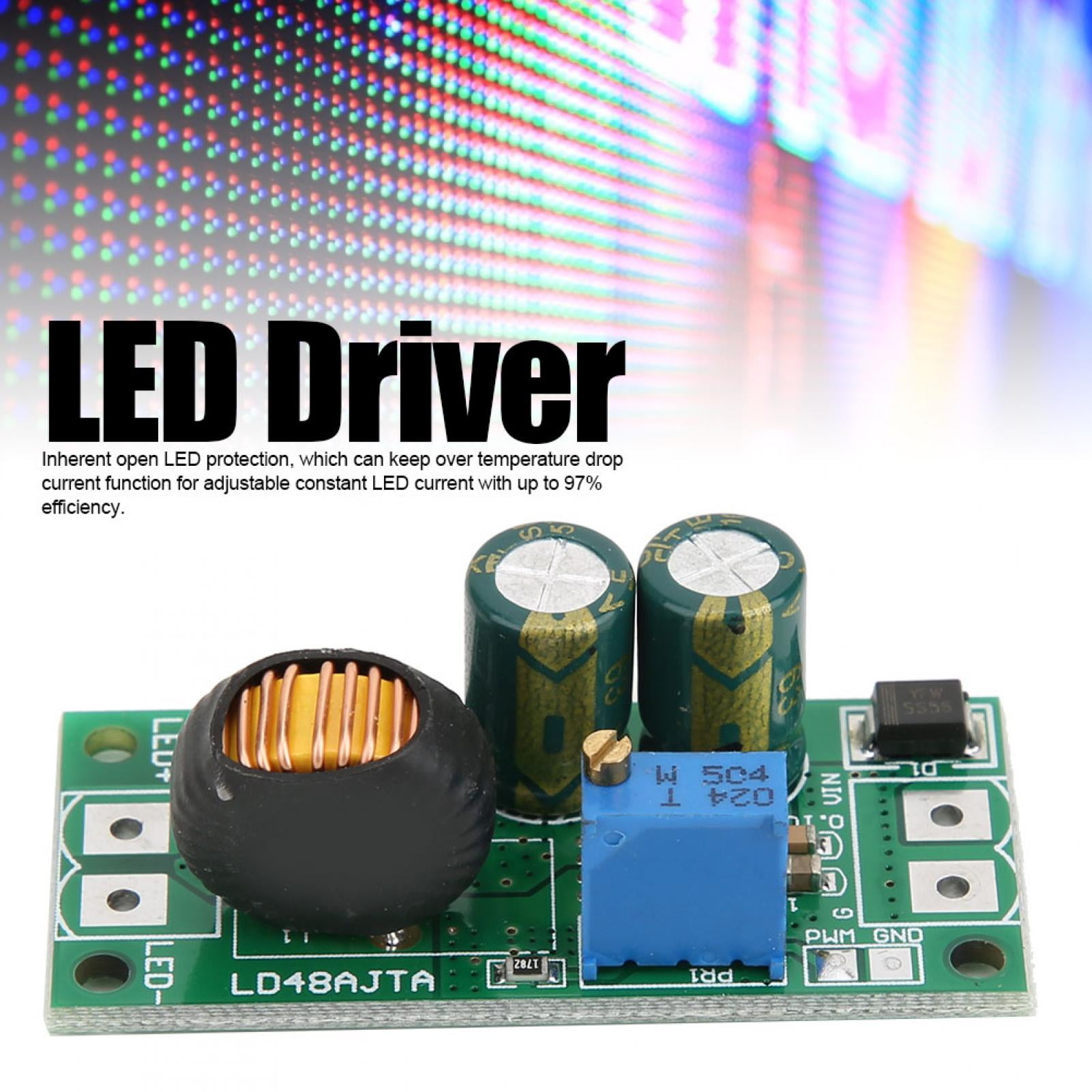 LD48AJTA LED Driver Module, 72W DC 6-50V 1-3A LED Driver Board LED ...