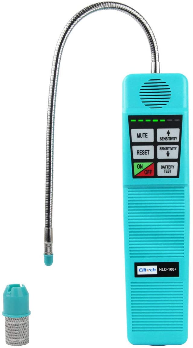 Elitech HVAC Refrigerant Leak Detector AC Sniffer Automotive Halogen ...