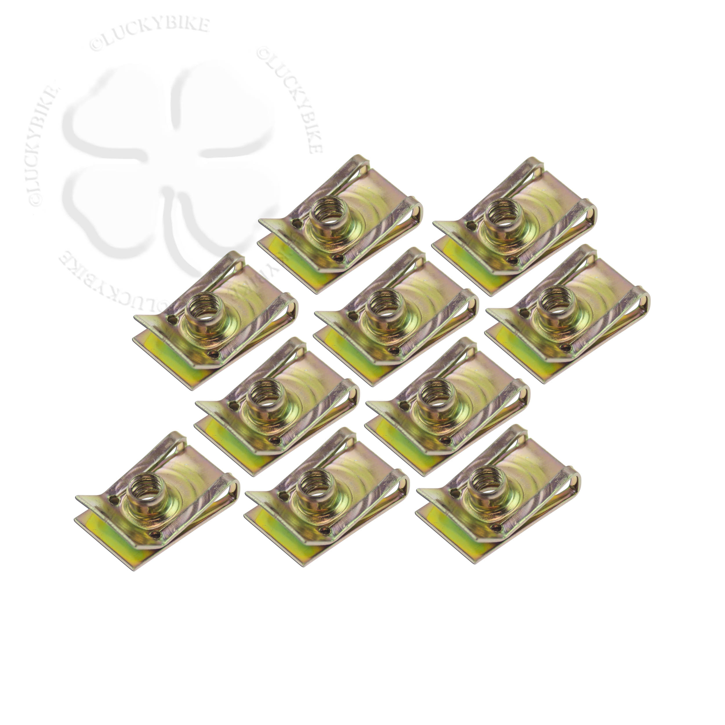 10x U Nut Fairing Clip M6 Universal GSXR CBR Clamp M6 x 1.0p for ...