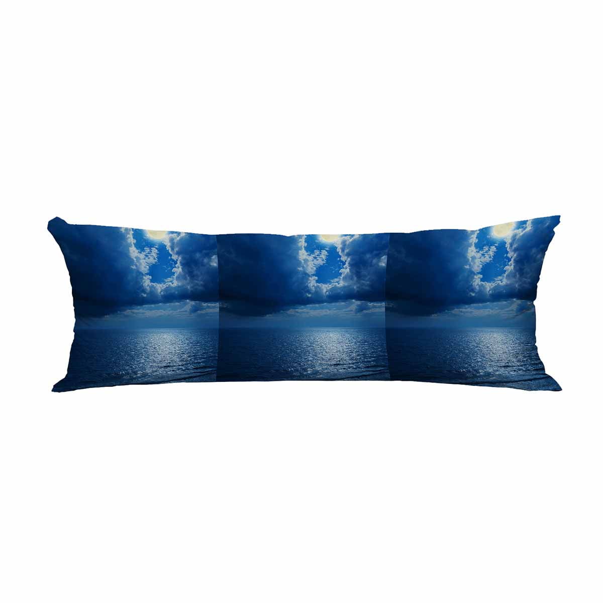 PKQWTM Full Moon Dramatic Clouds Sea Long Body Pillow Case Cover Pillow ...