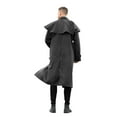 RESISTANCE Premium Oilskin Duster Coat Waterproof Cotton Unisex Cowboy ...
