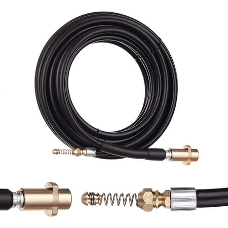 10m High Pressure Cleaning Hose, 180 BAR, Drain Hose, Compatible with ...