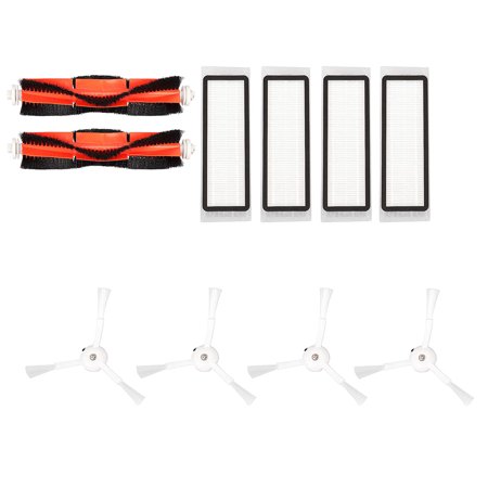 Robot Brush Set V Shape Soft Cleaner Robot Brush Kit Main Brush Cleaner ...