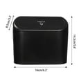 XUKEY Portable Car Trash Can, ABS Plastic Garbage Bin, Hanging Design ...