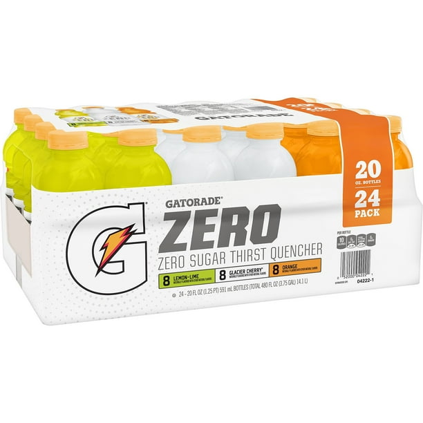 Gatorade Zero Variety Pack (20 Ounce, 24 Pack) - Walmart.com - Walmart.com