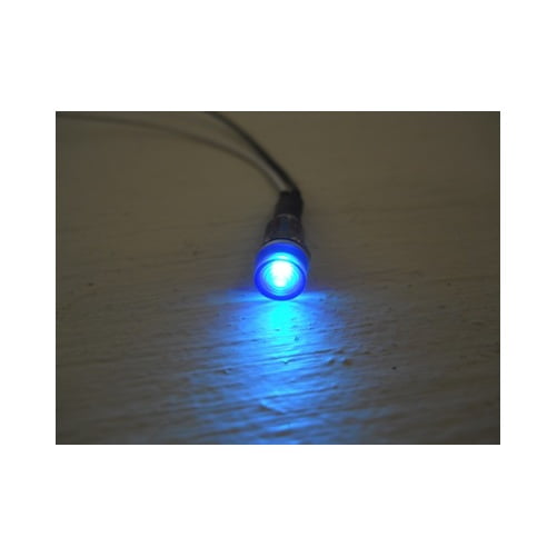 Mini Blue LED Dash Accent Indicator Lights / 1/4" Diameter / Set of 2 ...