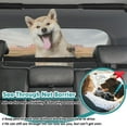 Furggis Dog Car Barrier Escape-Proof, 46" Wide Car Divider with See ...