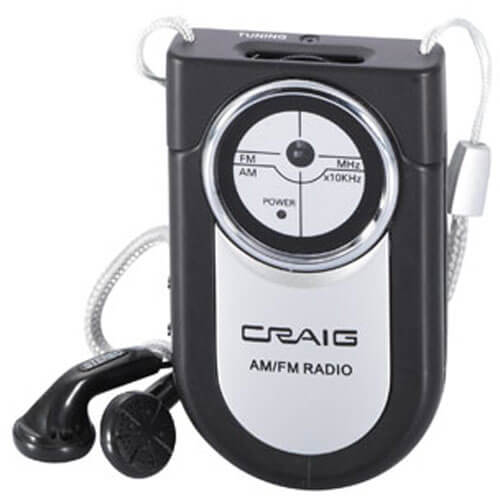 CRAIG CR4116 Portable Pocket Radio - Walmart.com