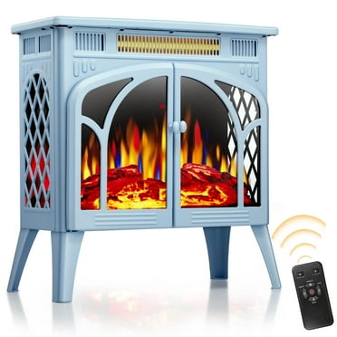 Duraflame 3D Black Infrared Electric Fireplace Stove with Remote ...