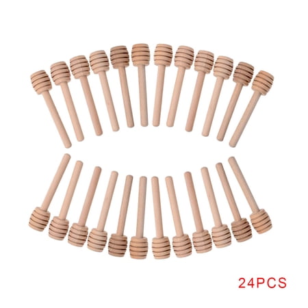 Youkk 24pcs Honey Mixing Stick Wooden Wooden Molasses Stick Molasses ...
