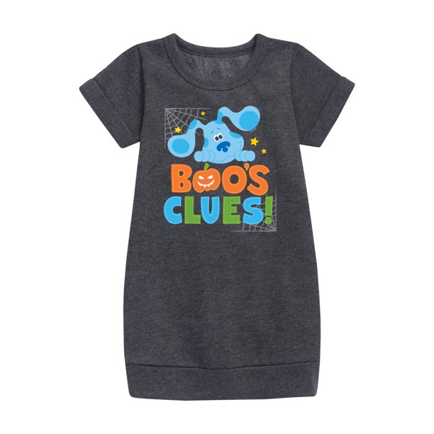 Blue's Clues - Boo's Clues - Toddler And Youth Girls Fleece Dress ...
