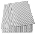 1500 Egyptian Quality Microfiber Deep Pocket Bedroom Classic Stripe ...