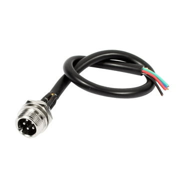 GX16 5 Pin Male/Female Head Aviation Socket Connector Electrical Cable ...