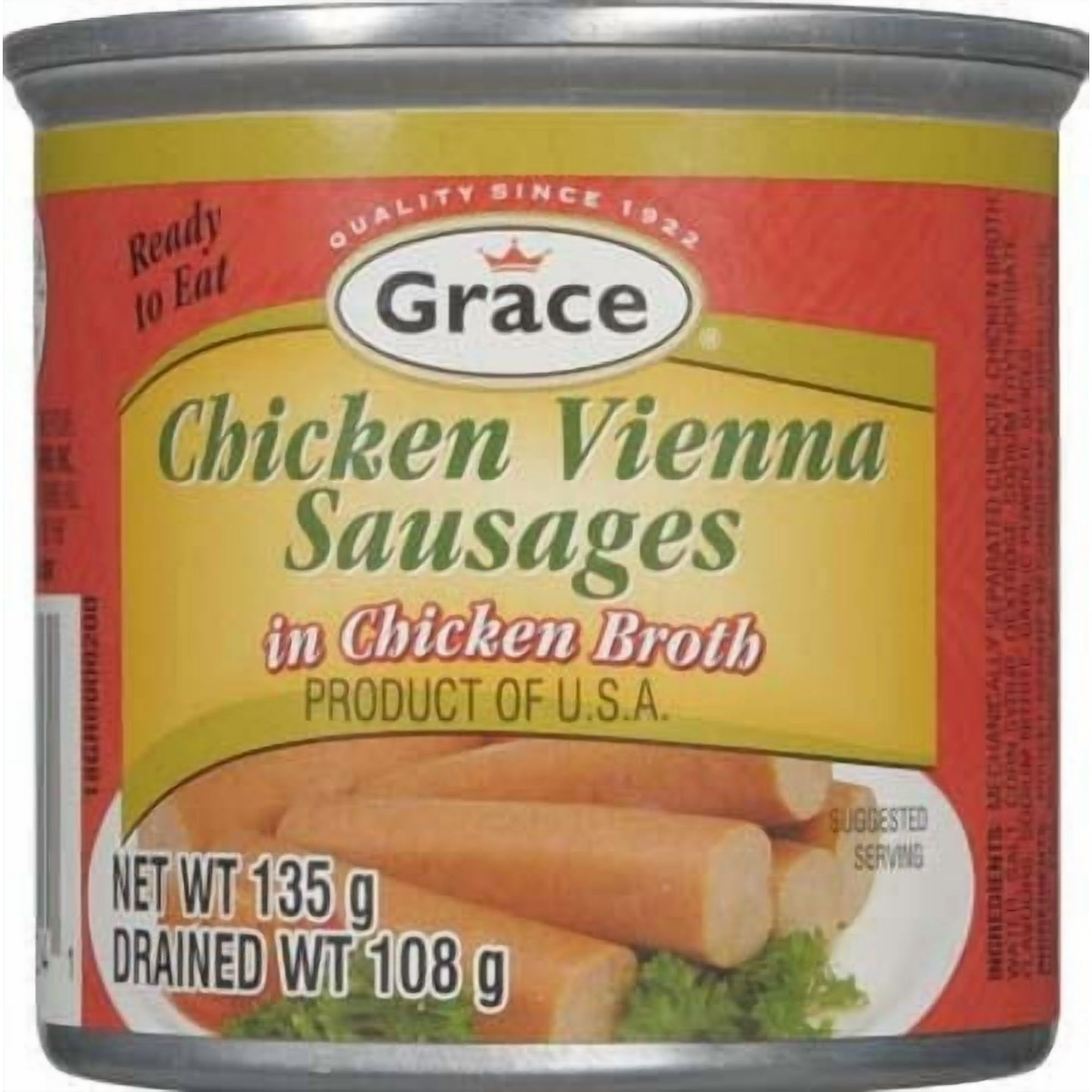 Click here for Grace Vienna Sausage 135 Grams prices