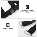 SWETRACE Gym Equipment Weight Bearing Supporter Belt Black Polyester 1 ...