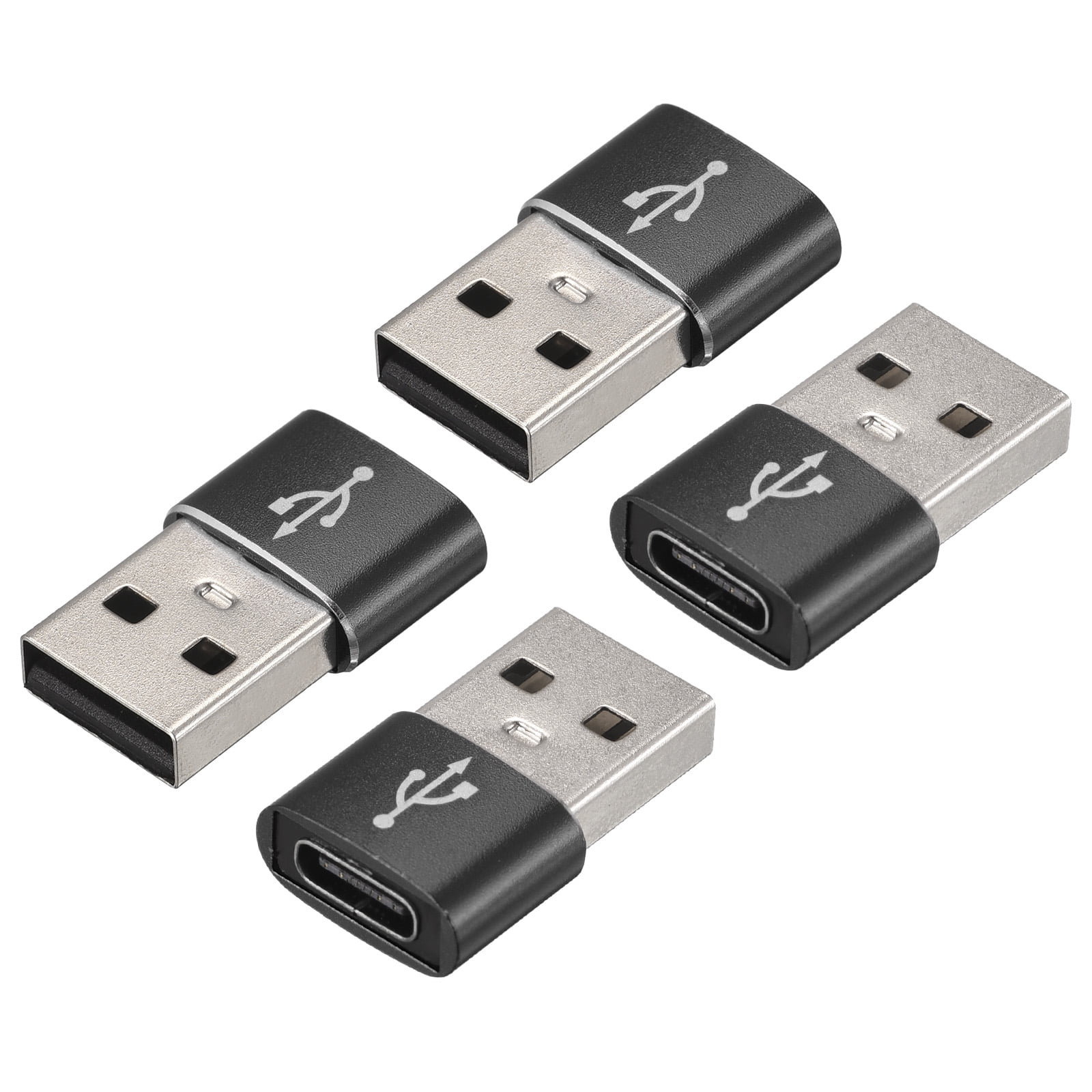 USB C Female to USB Male Adapter, Type C to USB Converter Adapter Black ...
